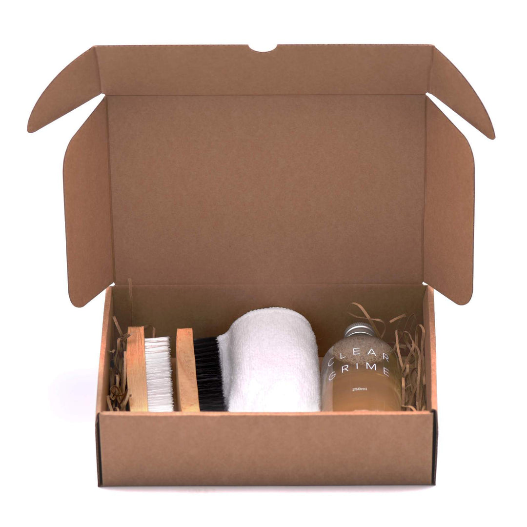 "CLEAR GRIME" - Essential Trainer Cleaning Kit for Premium Sneakers ...